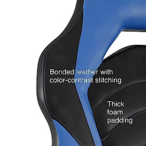 STAPLES 2710764 Gaming Chair Black and Blue