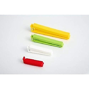 LINDEN SWEDEN Twixit Bag Clips - Set of 2 - Keep Food Fresh, Prevent Spillage - Great for Storage and Organization - Microwave, Freezer and Dishwasher-Safe - BPA-Free, Super