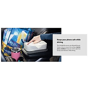 Utilimedic+ UV8LED Fast Wireless Charging Pad for Car & Home | UV Light Phone Sanitizer for Cell Phone | Eliminates 99.9% of Bacteria and Viruses | 8 UV-C LED Lights with 360 Degrees Immersion