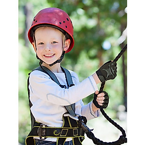 SATINIOR 4 Pairs Kids Cycling Gloves Half Finger Bike Gloves Non-Slip Mitten Outdoor Sports Roller Skating Gloves for Boys and Girls