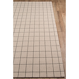 Erin Gates by Momeni Marlborough Deerfield Ivory Hand Woven Wool Area Rug 8' X 10'