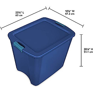 Sterilite 26 Gallon (4 Pack) & 18 Gallon (6 Pack) Latch and Carry Storage Tote