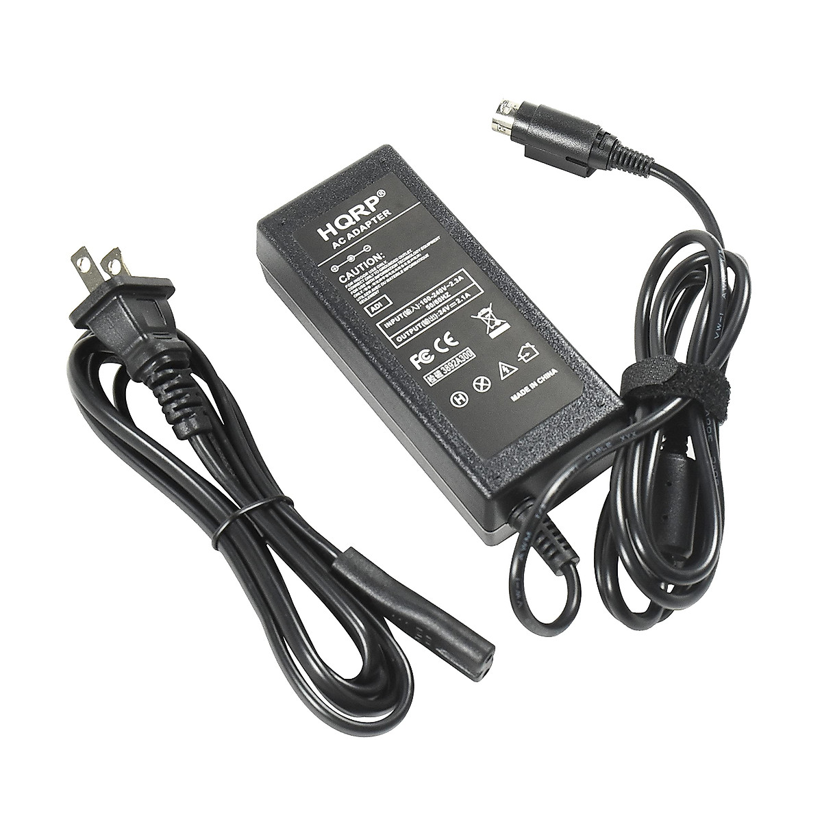 HQRP AC Adapter Compatible with Epson PS-180 PS-170 PS-150 PSA242 C32C825343 M159A M159B M235A M129C TM-U220 TM-U230 TM-U295 TM-U325D TM-U325PD TM-U675 TM-U590 Printer POS Terminal Power Supply Cord