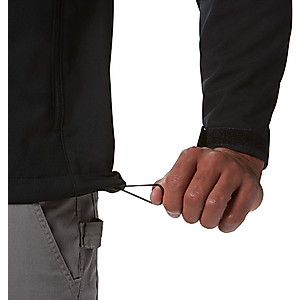 Columbia Men's Ascender Softshell Jacket, Black, Large Tall