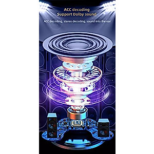 TWS Earphone (Earbuds) HiFi Stereo Mini Power Led Wireless Earphone Headset Y80, Bluetooth Headphone for iPhone, Samsung,LG and Other Mobile Phones, Tablets,TV's, Smart Bluetooth Devices