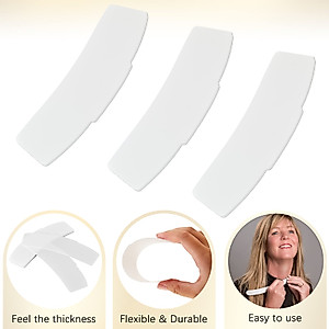 Hercicy 12 Pcs Tab Collar for Clergy Shirt White Priest Collar Tab Insert Shirt Collar, 5.51 x 1.26 x 1.97 Inches