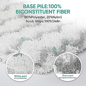 3 Pack Steam Mop Pads Replacement P184WQ for Shark Lift-Away Pro & Genius Steam Pocket Mop System S3973 S3973D S3973WM S5001 S5002Q S5003A S5003D S5004 S5004W S6001W S6001WM S6002 S6002C S6003D S6003W