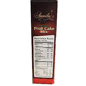 Jamaican Fruit Cake Mix - Annilu 1.7 Lb - Product of Jamaican