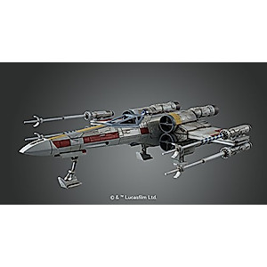 Bandai Hobby Star Wars 1/72 X-Wing Star Fighter Building Kit, Multi, 8" (BAN191406)