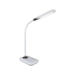 OttLite Enhance LED Sanitizing Desk Lamp with USB Charging – Eliminates up to 99.9% of Bacteria, Touch Activated, Flexible Neck, Modern Light for Reading, Crafting & Office Desktop