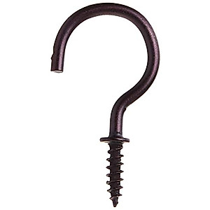 Liberty 160376 1-1/4" Cup Hooks (Pack of 18), Rubbed Bronze