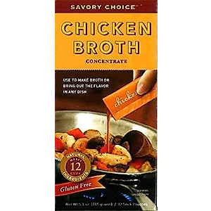 Savory Choice Chicken Broth Concentrate, 5.1 Ounce (Pack of 2)