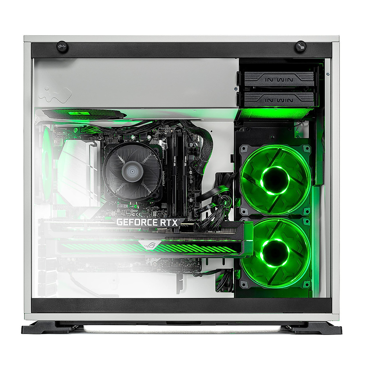 Skytech Shiva Gaming PC Desktop - AMD Ryzen 5 5600X 3.7GHz, RTX 3080 10GB GDDR6X, 16GB DDR4 3200, 1TB NVMe SSD, 750W Gold PSU, AC WiFi, Windows 11 Home 64-bit