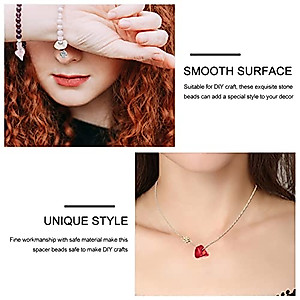 IMIKEYA Crystal Beads for Jewelry Making: 400pcs Crystal Bead Gemstone Beads for Ring Making 5-8mm Natural Crystal Chip Stone Beads DIY Jewelry Kit for Ring Bracelets Earring Jewelry Making Supplies