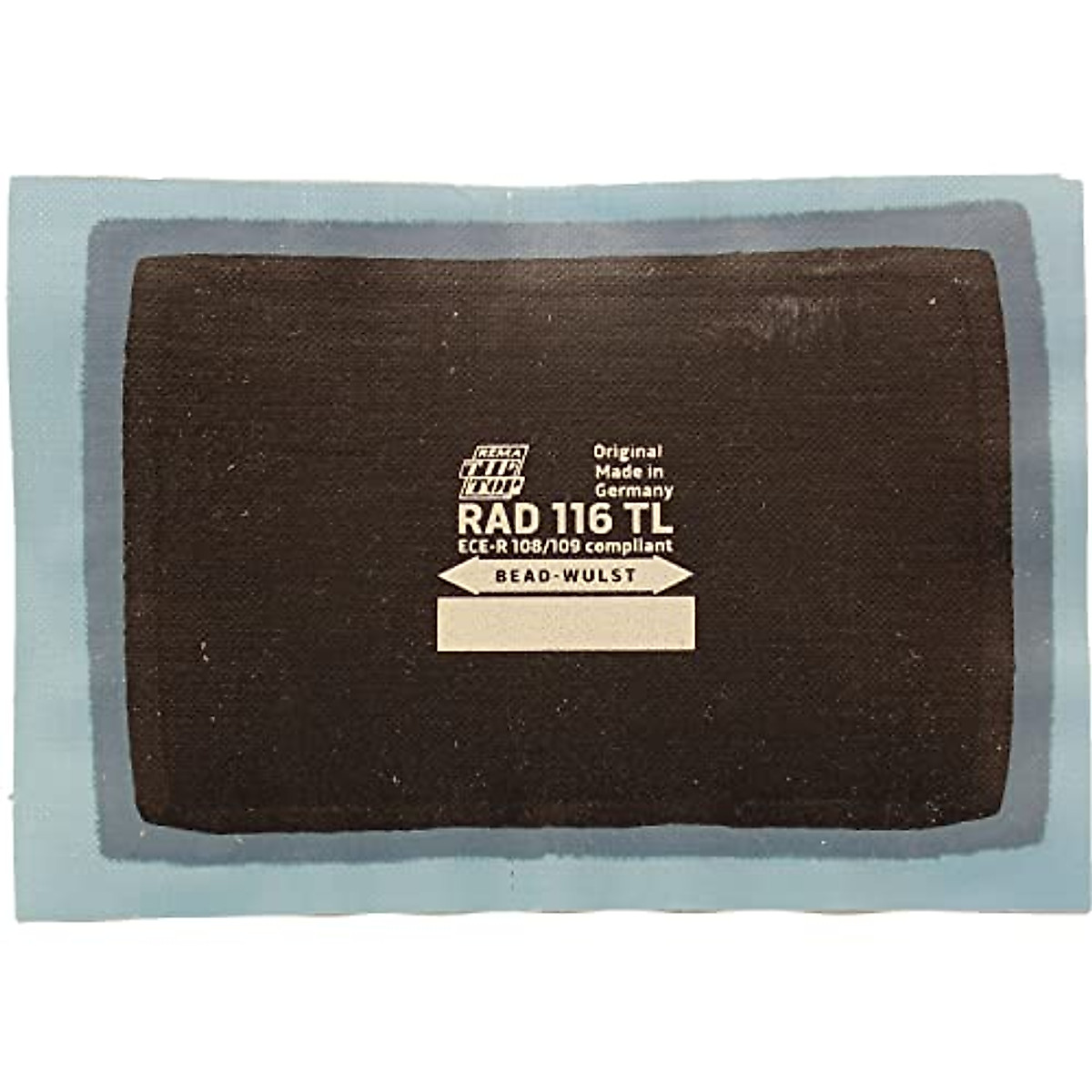 Rema Tip Top 10 RAD116 - Self-Vulcanizing Radial Flat Tire Puncture Repair Patches