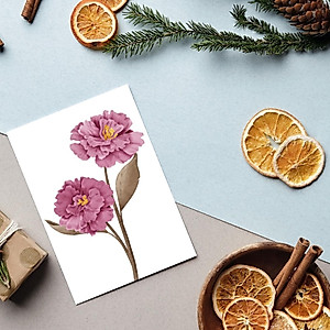 PYRAWS 40 Note Cards with Envelopes Blank Inside & Stickers | Single-Sided Design | Experience the Beauty of Watercolor Florals Inside Every 4x6 Greeting Card and Envelope Set | All Occasion