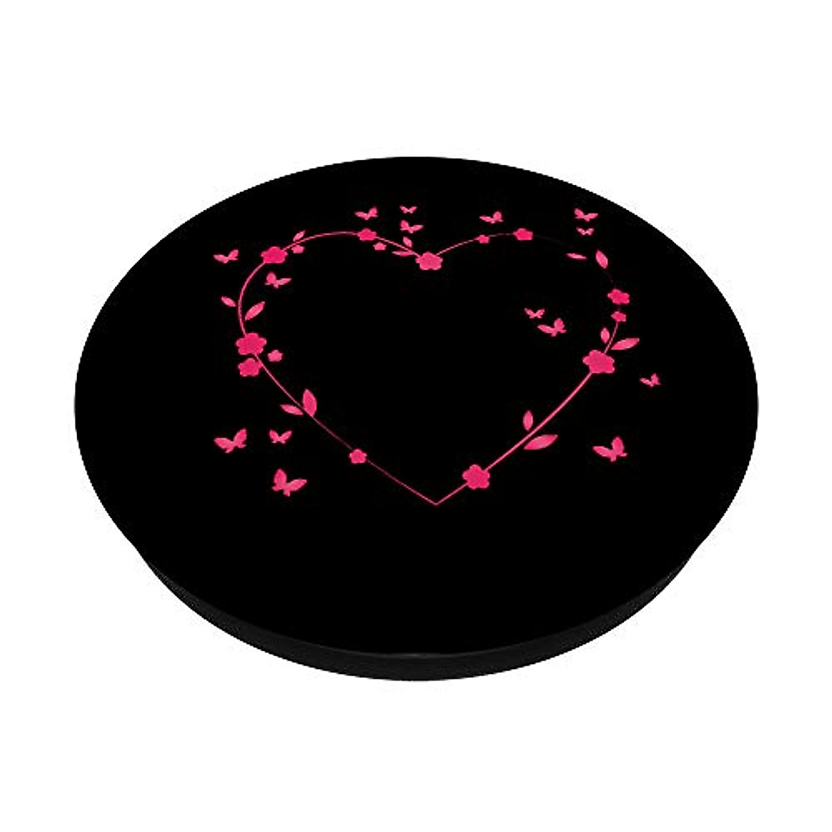 Pink Heart Butterflies