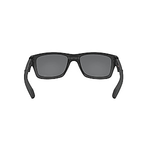 Oakley Men's OO9135 Jupiter Squared Rectangular Sunglasses, Matte Black USA Flag W/Prizm Black, 56 mm