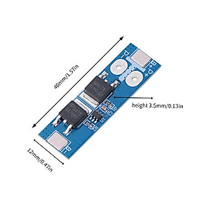 3Pcs Lithium Battery Board Lithium Iron Board Overcharge Discharge Prevention Charger Module Charging Controller 3.2V 12A