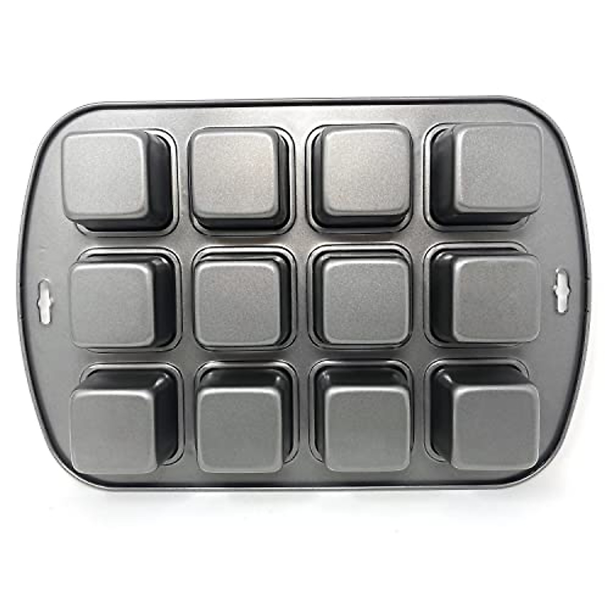 Norpro Nonstick 12-Cavity Linking Brownie Muffin Cupcake Cake Pan, Squares