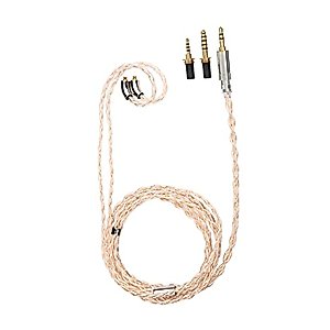 FiiO Headphone Upgrade Cable High-Performance Comes with 2.5mm/3.5mm/4.4mm Swappable Plugs LC-RE Pro (MMCX Connector)