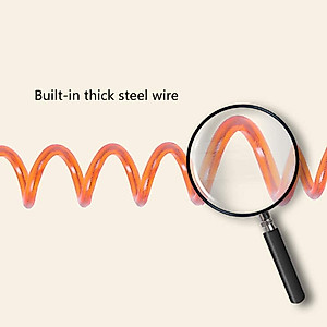 1 Pack Child Anti Lost Wrist Link，4.9ft(1.5M) Sturdy Flexible Safety Wristband Leash for Kids and Toddlers (Orange）2019