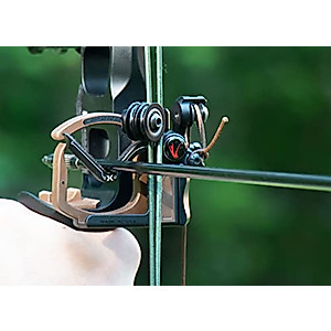 Vapor Trail Archery Gen 7X Arrow Rest, Right Hand, Mathews Bracket, Black Cage, (7XRH-M-01)