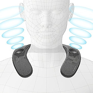 Sony SRS-NS7 Wireless Neckband Speaker, 360 Reality Audio, Hands-Free Calling, IPX4 Splashproof, Long Battery, 12 Hours, Fast Charge 10 Minutes of 60 Minutes, SRS-NS7 HC