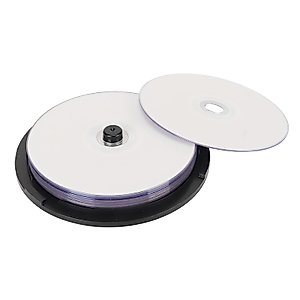 DVD R Blank Disc, 4.7GB 16X Recordable Media Disc, High Speed Sturdy PC Multi Purpose Blank CDs for Burning Music Video Photos (10PCS)