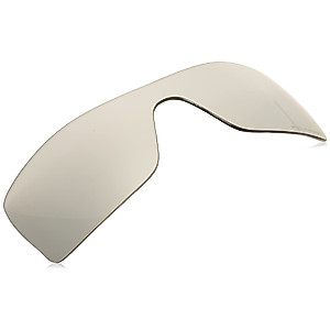 Oakley Batwolf Rectangular Replacement Sunglass Lenses, Prizm Chrome Polarized, 27 mm
