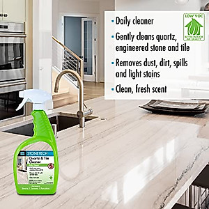 STONETECH Quartz & Tile Cleaner, 24OZ (709ML) Spray Bottle