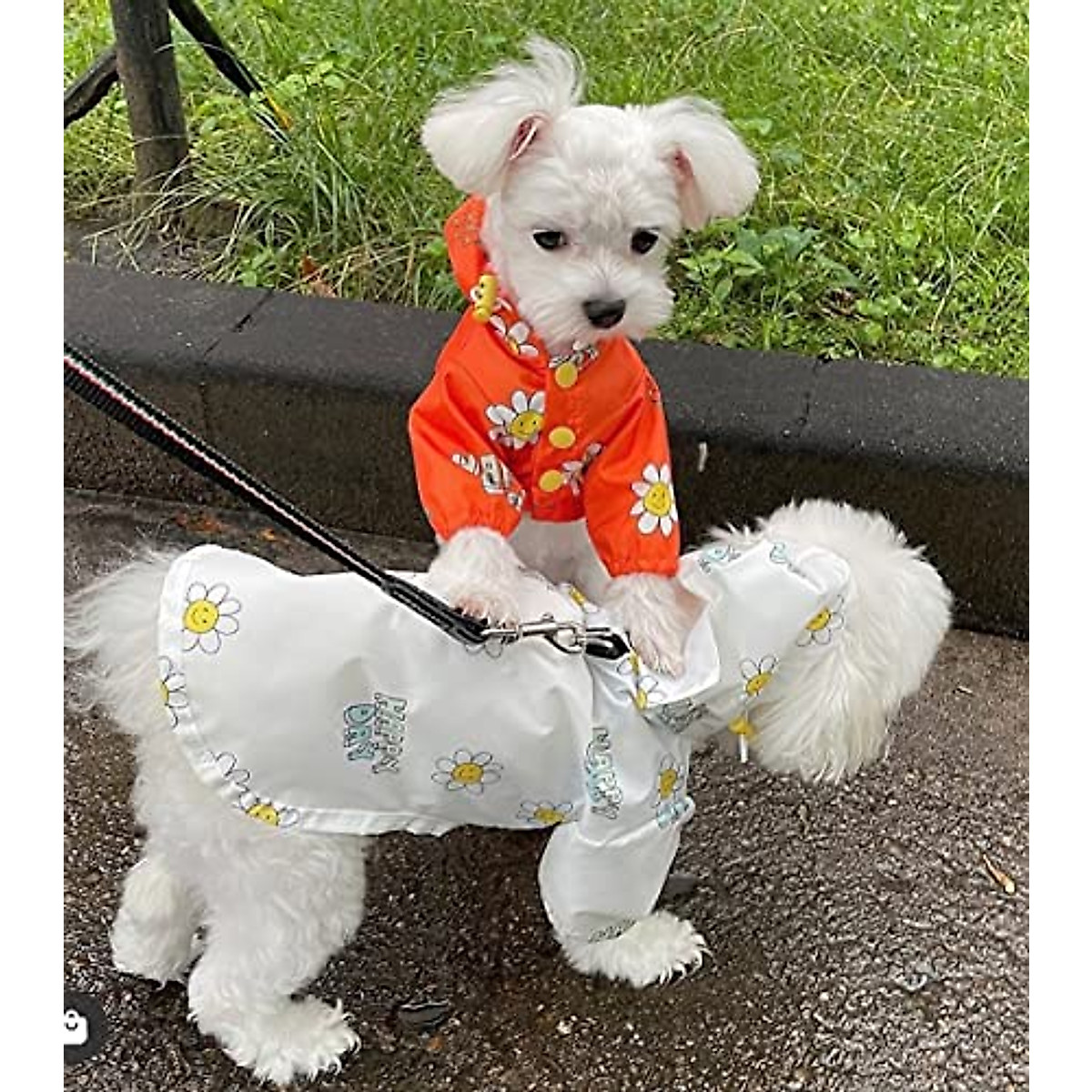 Dog Raincoat Pet Waterproof Clothes Puppy Rain Jacket Stylish Water Resistant Premium Dogs Raincoats Poncho for Small Medium Large Dog Rainwear (XX-Large, Orange)