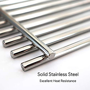 soldbbq 3-Pack 8MM Solid Stainless Steel Cooking Grates Replacement Parts for DCS Gas Grill Model 24 36 48 Series, 36DBQAR, 36EBQAR, 36DBQ, 48DBQAR, 48DBQR, 48DBQ, BGB48-BQRN and More