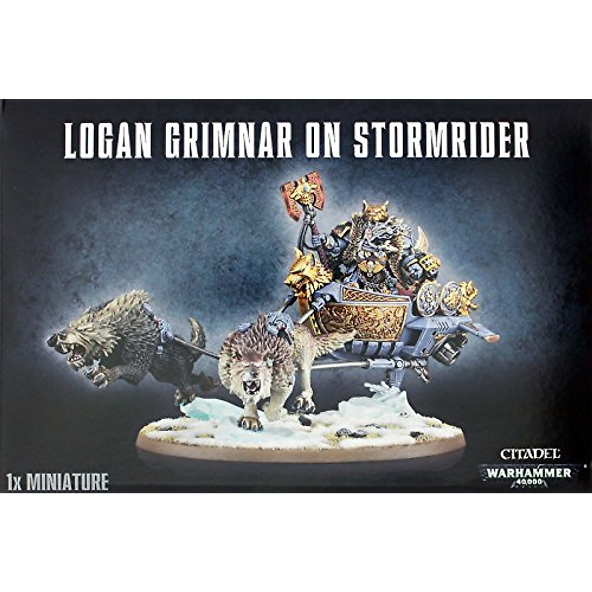Games Workshop Warhammer 40K Logan Grimnar on Stormrider