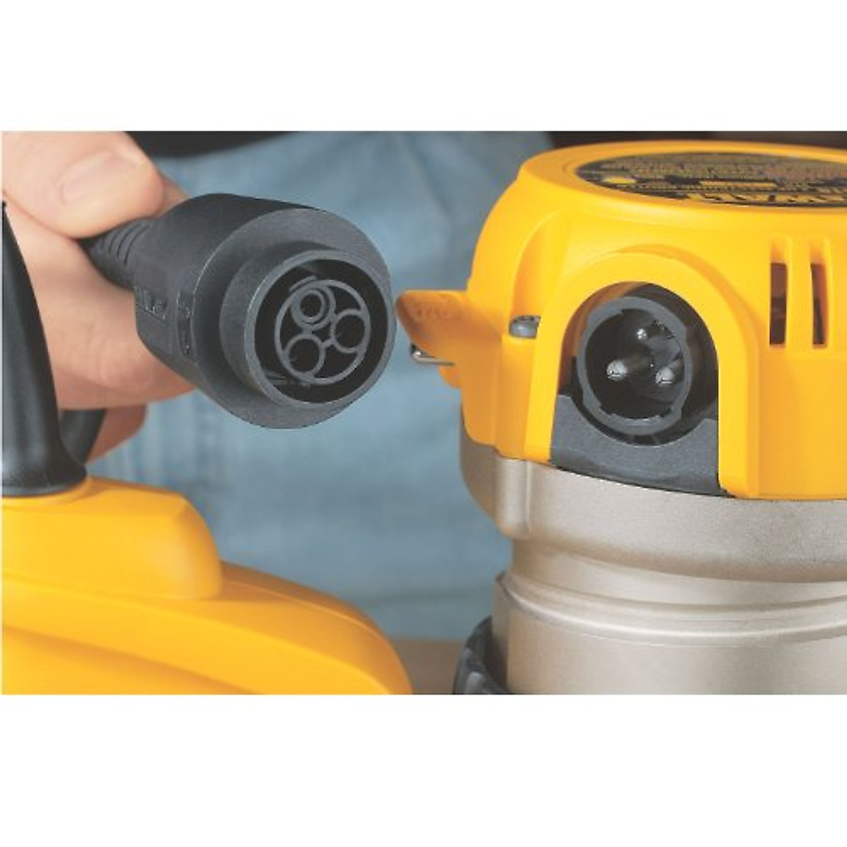 DEWALT Router, Variable Speed, Fixed Base, 2-1/4 HP (DW618K) , Yellow