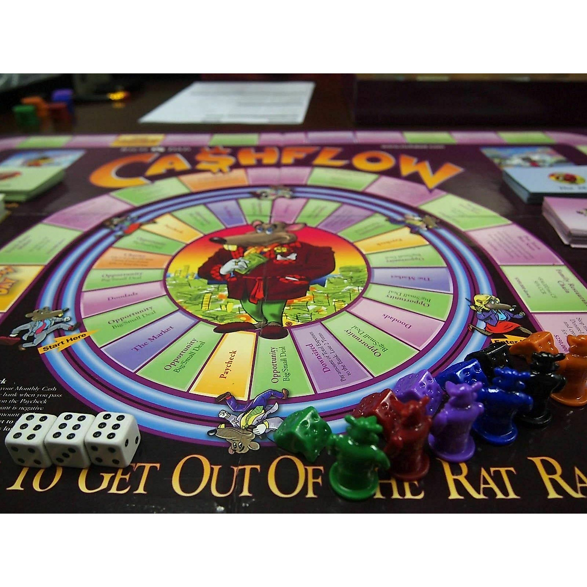 The Rich Dad Cashflow 101 202 No More Rat Race - Rich Dad Board Game Family Toys Robert Kiyosaki Cash Flow Personal Finance Investing Education Knowledge - Key to Success