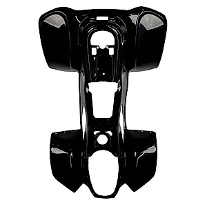 1-Piece Body Plastic Fender for IceBear Coolster 3050 Taotao Chinese Peace SunL MotoTec Kids ATV Quad 110cc (Black)