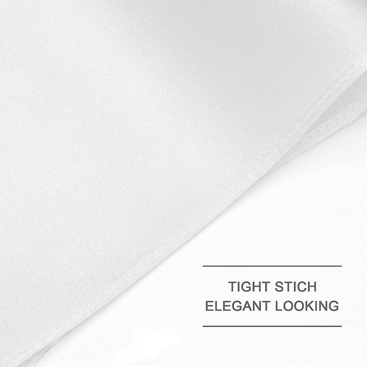 Selected Hanky 100% Pure Silk Pocket Square Solid White