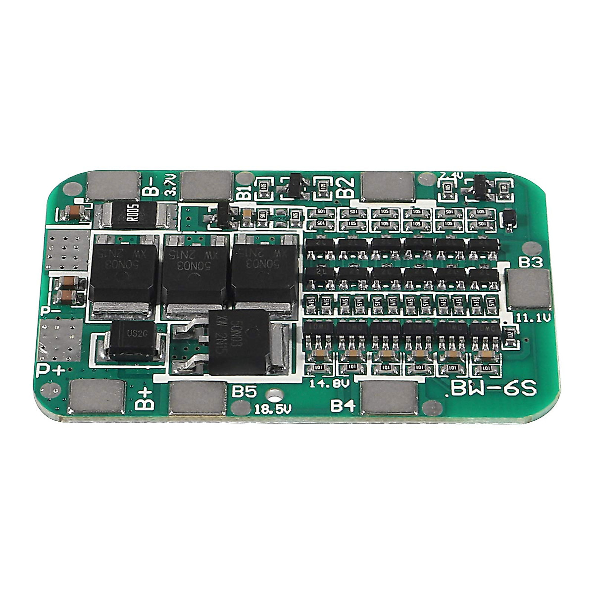 3 Pcs MELIFE 6S 15A 24V PCB BMS Battery Protection Board for Lithium 18650 Battery Packs Lipo Cell Module