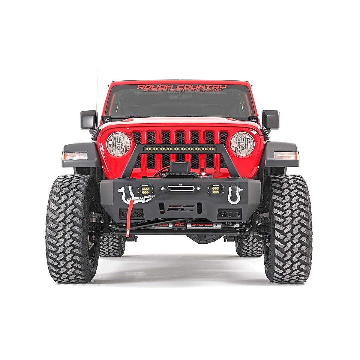 Rough Country N3 Dual Steering Stabilizer for 18-24 Jeep JL/Gladiator JT - 87304