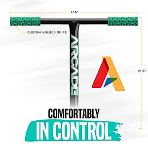 ARCADE Rogue BMX Pro Scooter - Skatepark Scooter for Tricks - Scooter Pro Trick Scooters - Beginner Stunt Scooters for Kids & Pre Teens Ages 7 Years & Up - Boys & Girls Colors Monopatin Scotter (Teal)