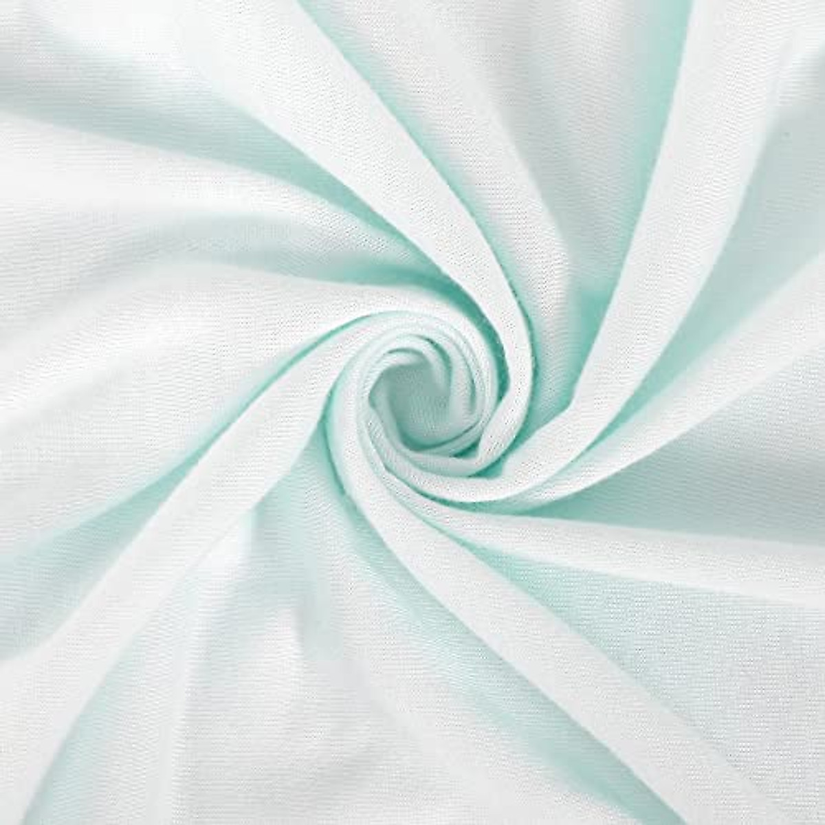 TILLYOU Ultra Soft Bassinet Fitted Sheets for Baby Boy Girl, Universal Fit for Cradle Oval Rectangle Hourglass Mattress, 2 Pack Gray and Green