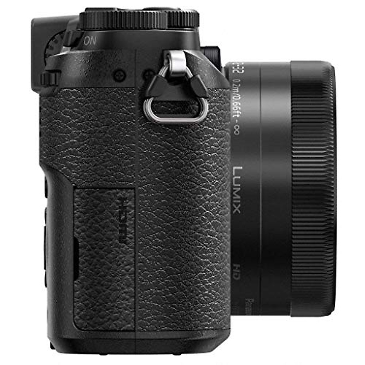 Panasonic LUMIX GX85 Mirrorless Camera with 12-32mm and 45-150mm Lens (Black) Bundle with Backpack, 64GB SD Card, 1025mAh Battery and Accessories (8 Items)