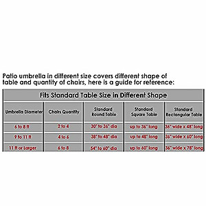 Yescom 9ft Wooden Outdoor Patio Red Umbrella W/ Pulley Market Garden Yard Beach Deck Cafe Sunshade