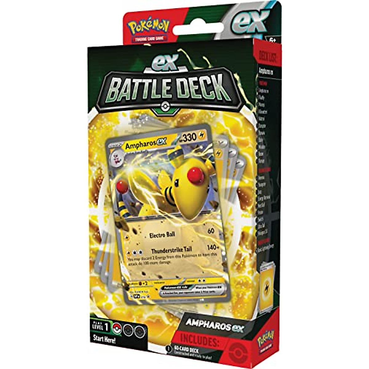 Pokemon TCG: Ampharos ex Battle Deck (Ready-to-Play 60-Card Deck)