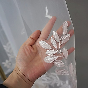 Vintage Cathedral Wedding Bridal Veil With Lace Appliques Metal Comb Custom Make Dramatic Bohemian Bride (118inches cathedral)