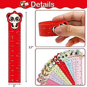 ceiba tree Valentine Bookmark Rulers Party Favor Pack with Valentine Themed Prints for Holiday Decorations Goodies Valentines Day Party Décor Classroom Rewards 48Pcs
