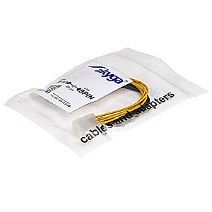 AKYGA AK ca Cable 8 Pin EPS 20 cm Yellow/Black