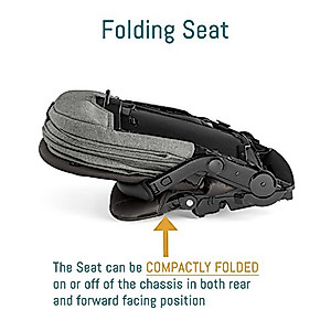 Peg Perego Pop-Up Seat for Triplette Stroller - Compatible with The Triplette, Duette, and Team Strollers - Made in Italy - Terracotta