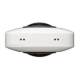 Ricoh Theta SC2 360-Degree 4K Spherical VR Camera (White) Bundle with Power Bank, TL-1 Lens Cap and Lens Pen (4 Items)